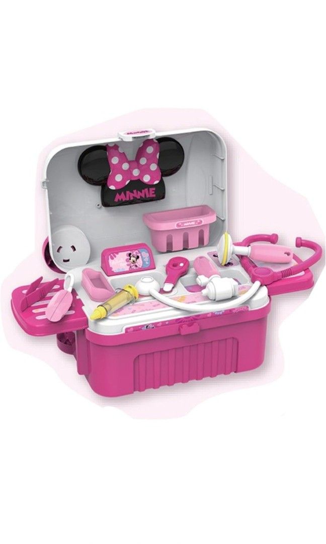 Minnie mouse doctor hospital set with trolley, Hobbies & Toys, Toys ...