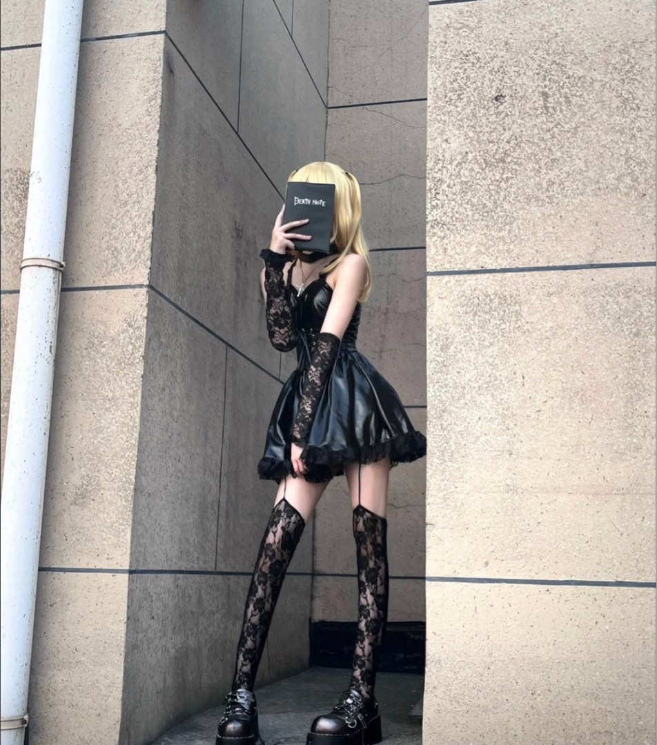 Misa amane cosplay full set, Women's Fashion, Activewear on Carousell