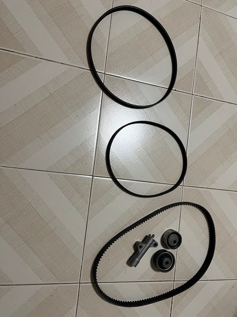 Mitsubishi Colt Version R Timing Belt Set & Fan Belt Alternator Belt ...