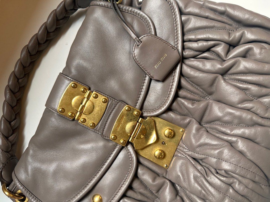 Miu Miu Coffer Bag, Luxury, Bags & Wallets on Carousell