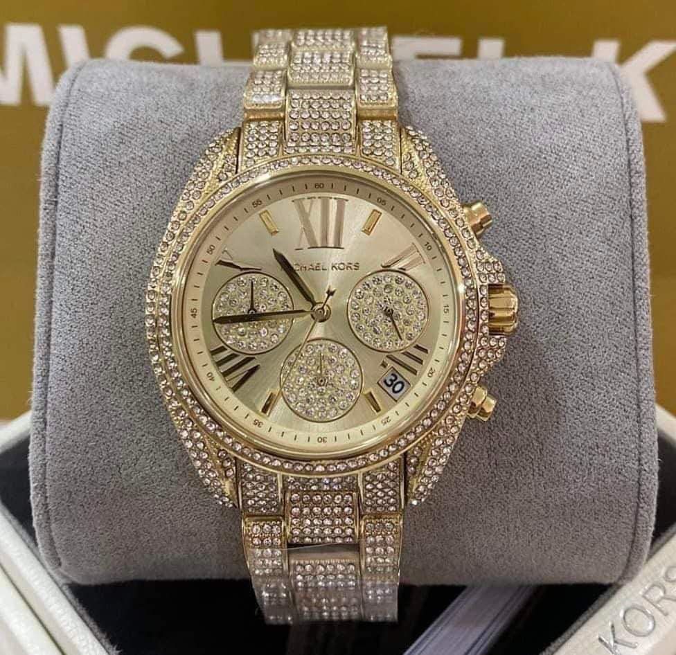 MK Full Stones Women, Women's Fashion, Watches & Accessories, Watches ...