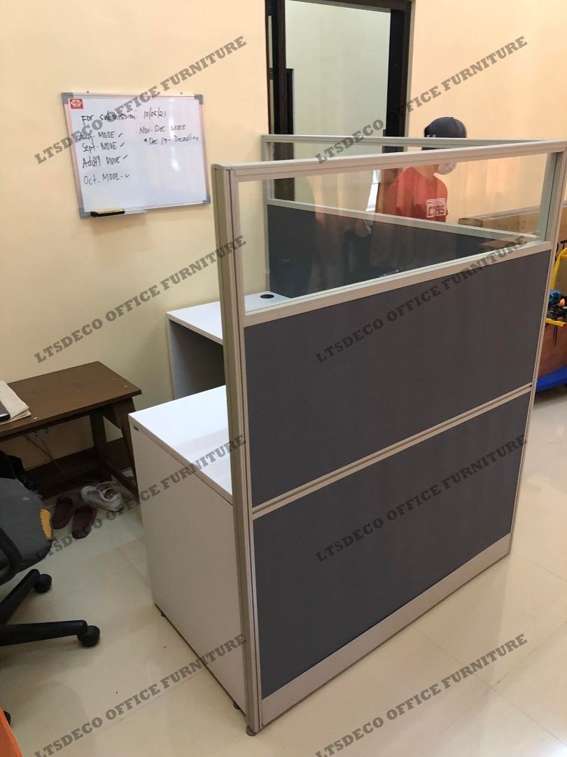MODULAR PARTITION OFFICE PARTITION, Furniture & Home Living, Office ...