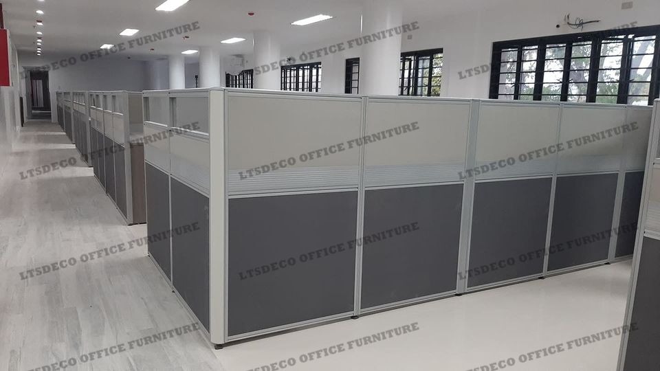MODULAR PARTITION TWO-TONE CUSTOMIZE | OFFICE PARTITION AND FURNITURE ...
