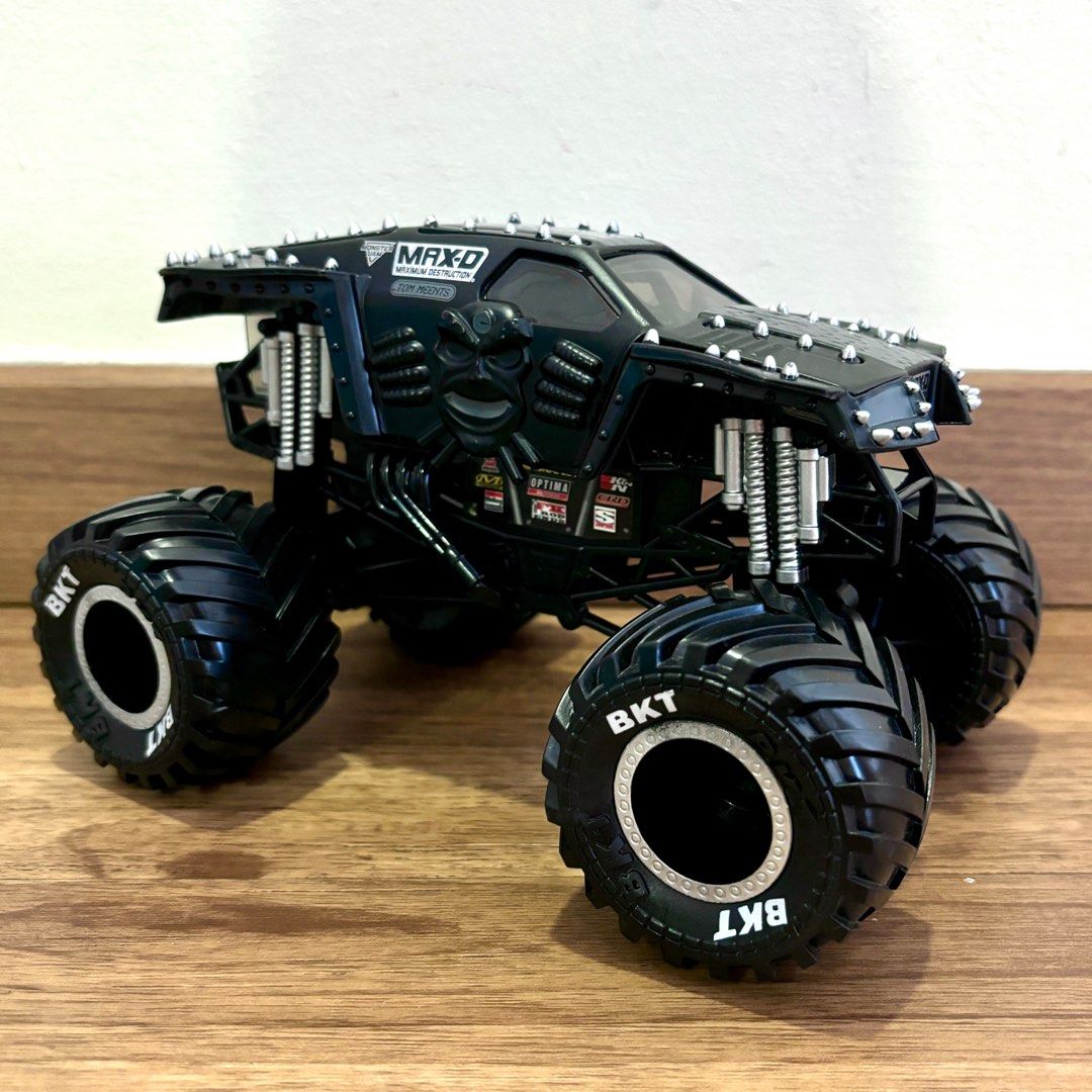 Monster Jam, Official Max-D (Black) Monster Truck, Collector Die-Cast ...