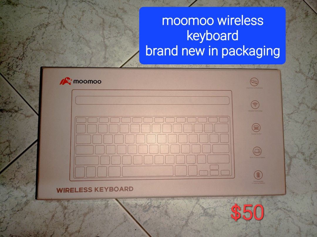 moomoo wireless keyboard and mouse, Computers & Tech, Parts ...