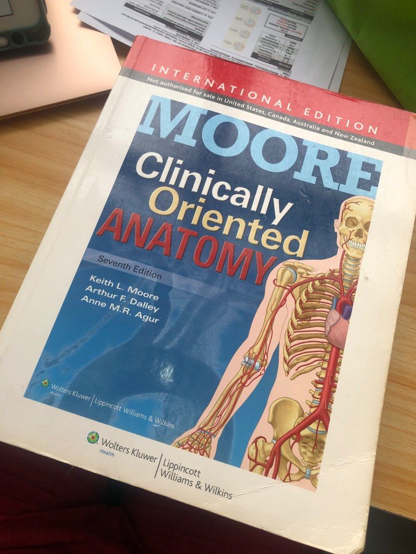 Moore Clinically Oriented Anatomy Book, Hobbies & Toys, Books ...