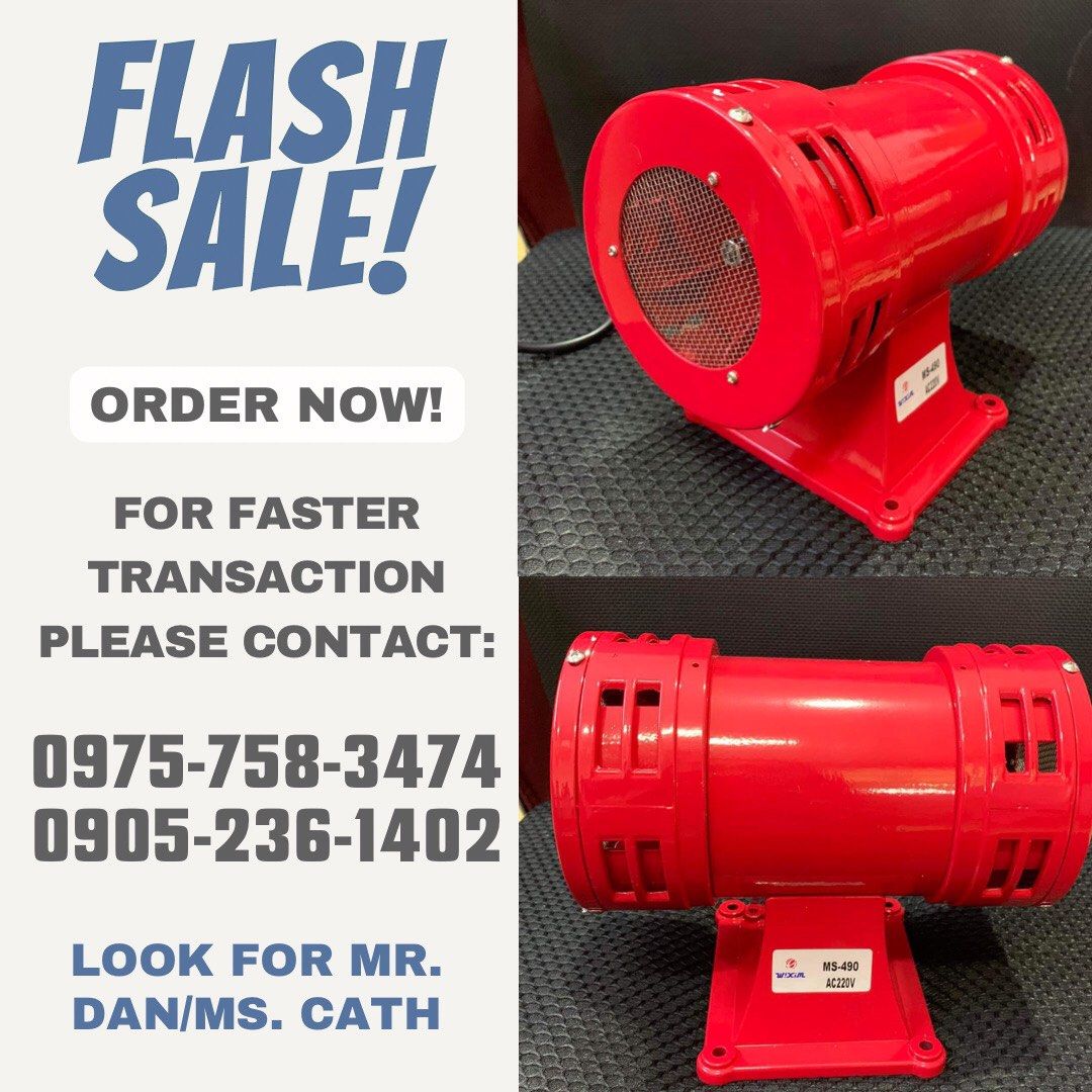 Motor Siren, Commercial & Industrial, Construction & Building Materials ...