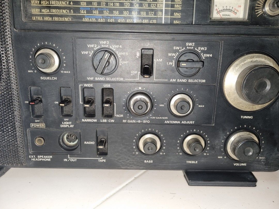 MARC NR-82F1 Vintage 1970s JAPAN MADE HUGE 12 Band Multiband Radio FM ...