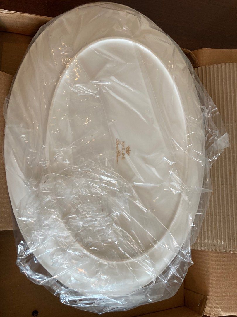 Narumi bone China Oval plate, Furniture & Home Living, Kitchenware ...
