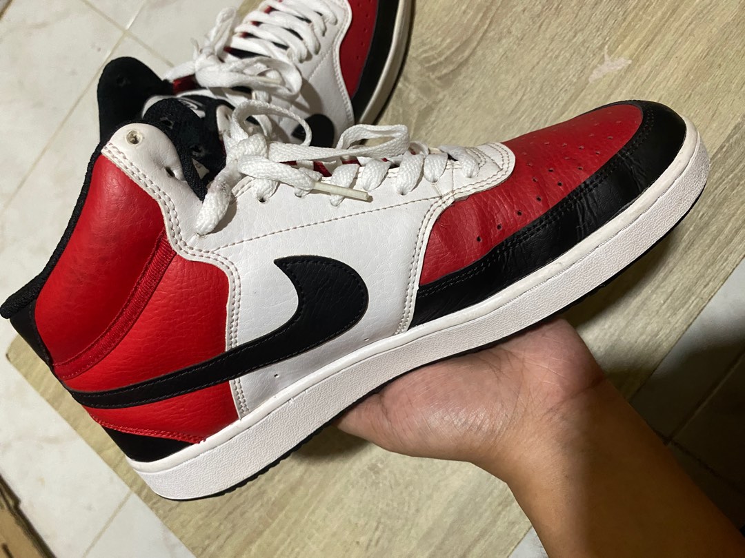 Nike Court Vision Mid (Chicago Colorway) Size US9, Men's Fashion ...