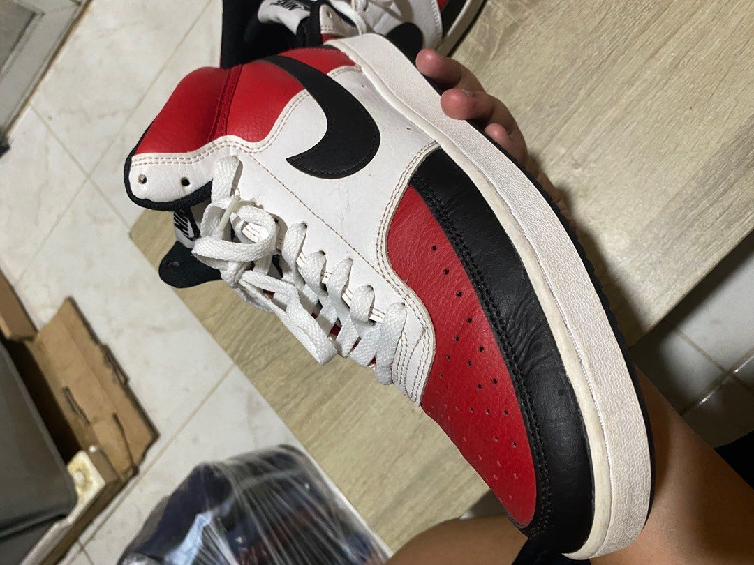 Nike Court Vision Mid (Chicago Colorway) Size US9, Men's Fashion ...