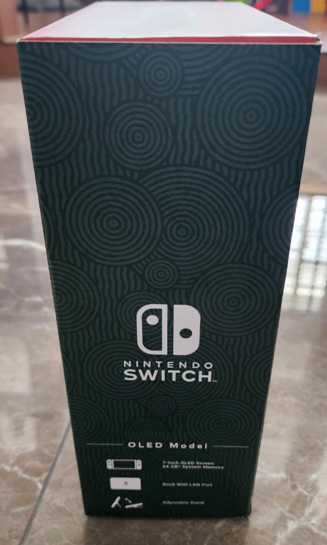 Nintendo Switch Oled Zelda (Limited Edition), Video Gaming, Video Game ...