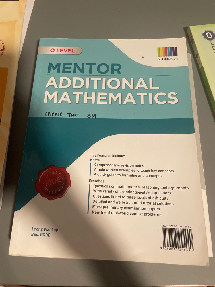 O Level Mentor Additional Mathematics, Hobbies & Toys, Books ...