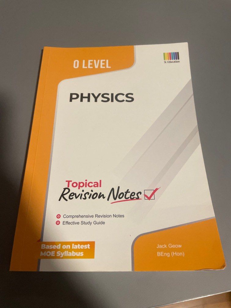 O Level Pure Physics Topical Revision Notes, Hobbies & Toys, Books ...