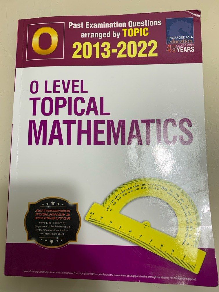 O level TYS Topical Math, Hobbies & Toys, Books & Magazines, Assessment ...