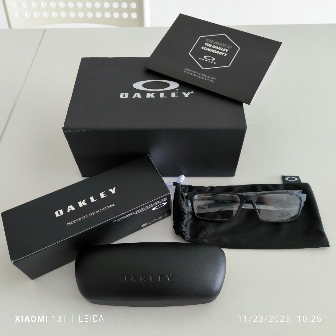 Oakley Overhead Eyewear 59mm Satin Black, Men's Fashion, Watches ...