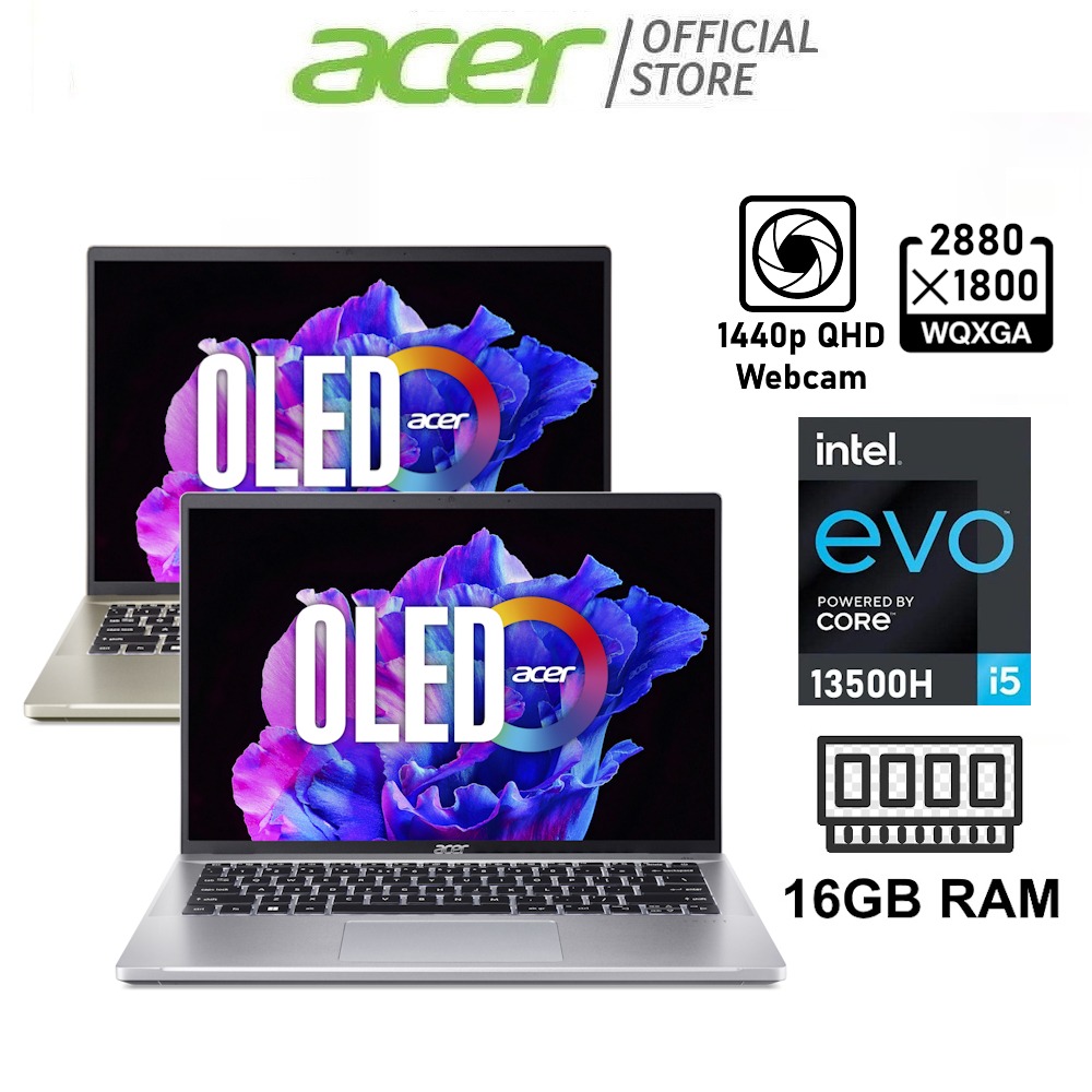 [OLED Display] Acer Swift Go 14" WQXGA+ 2.8K(2880x1800) Gaming Laptop, Computers & Tech, Laptops ...