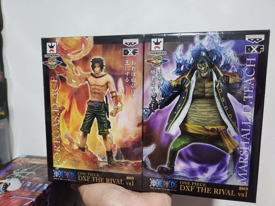 One Piece DXF the Rivals Vs1 Portgas D Ace & Blackbeard, Hobbies & Toys ...