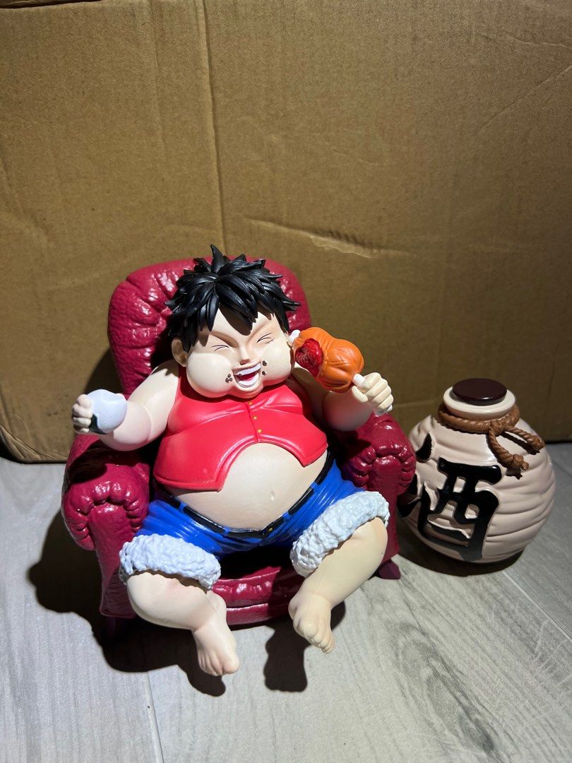 One Piece Fat Luffy Zoro Figurine, Hobbies & Toys, Toys & Games on ...