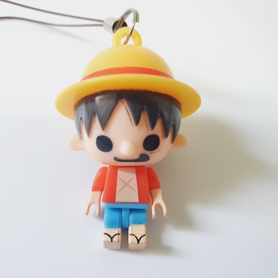 One Piece Panson Works Block Collection Keychain Charm Luffy Zoro ...