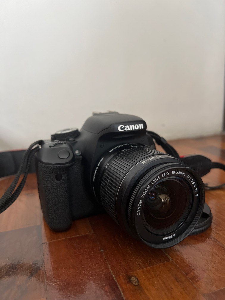 (Original) Canon EOS 600D SLR Camera + Canon 18-55mm Lens + 8GB SD Card ...