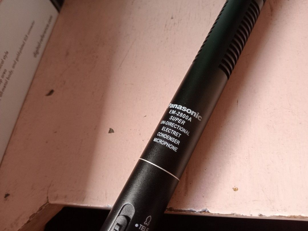 Panasonic EM-2800A Shotgun/Boom Microphone with free Andoer Handheld ...