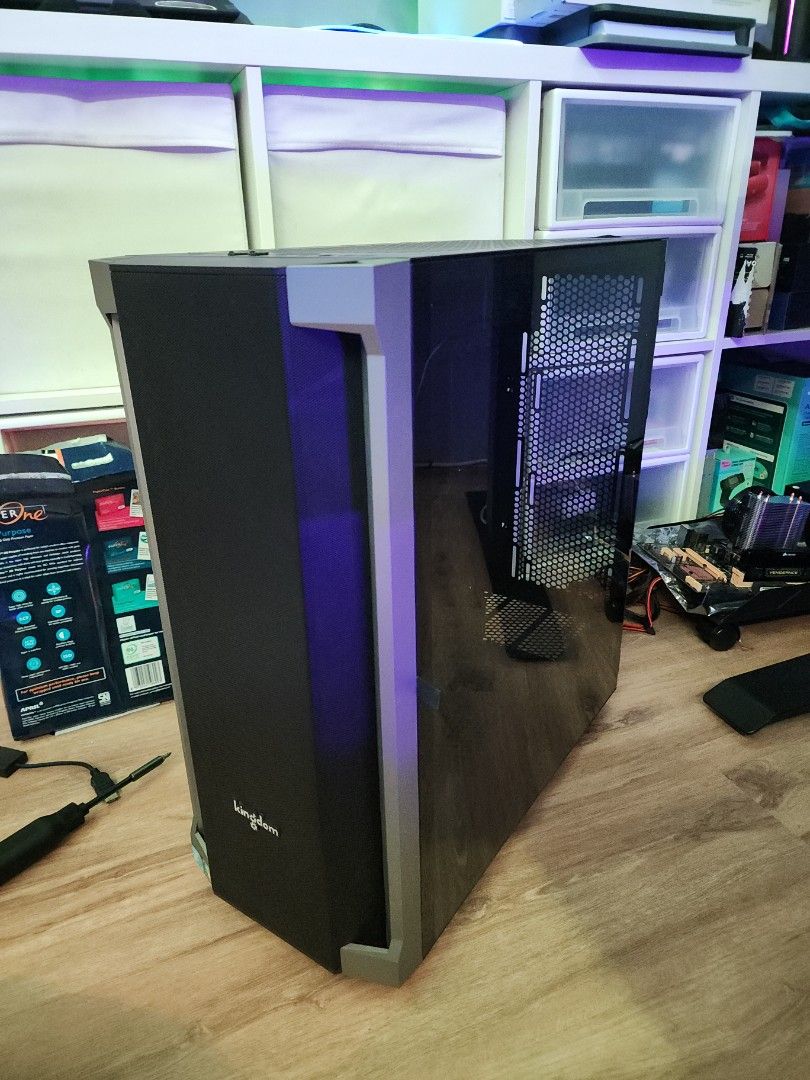 PC case with free Argb fans, Computers & Tech, Parts & Accessories ...