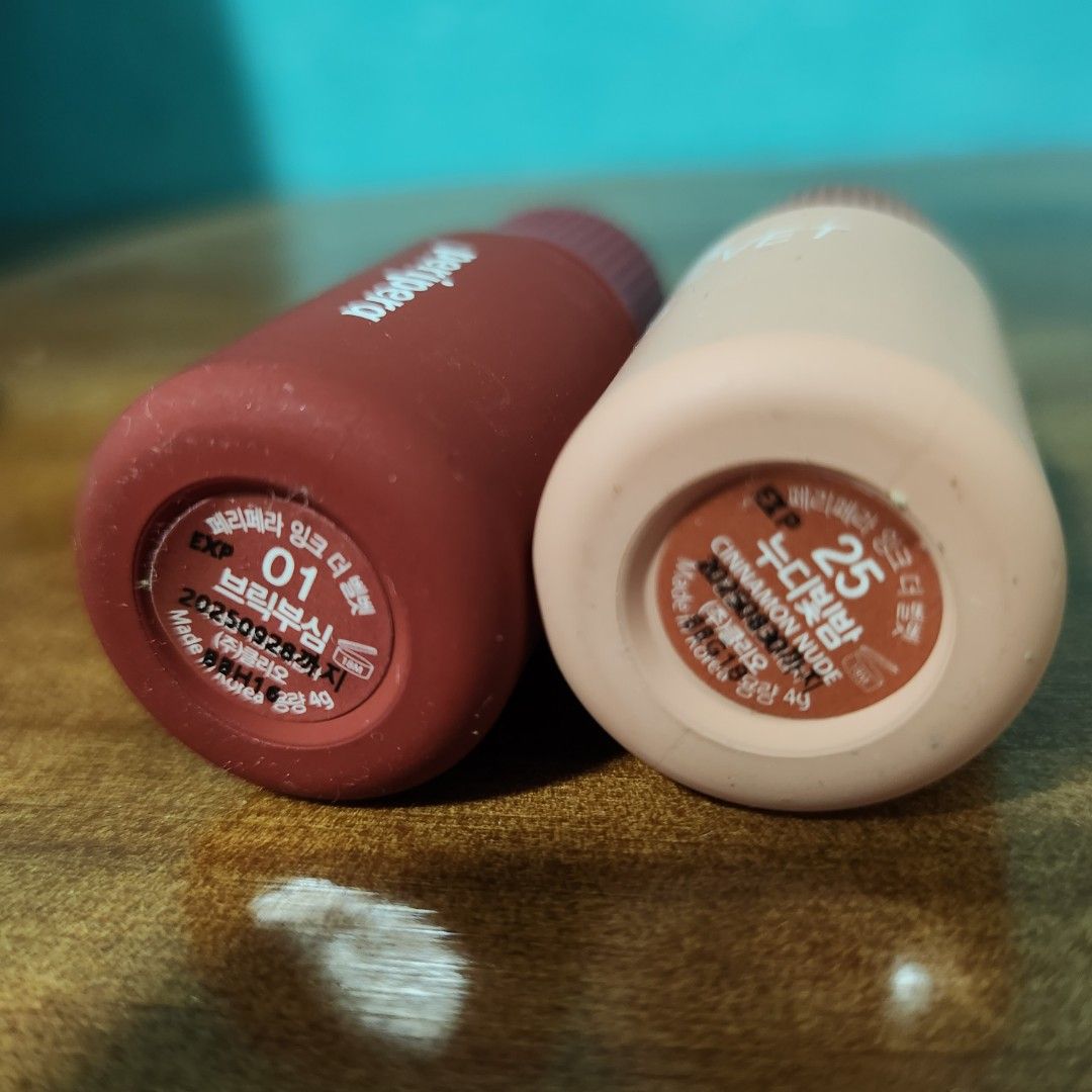 Peripera Ink Velvet - 01 Good Brick & 25 Cinnamon Nude, Beauty ...
