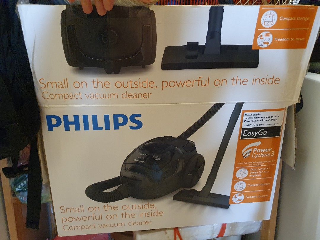Philips power cyclone 3 easygo compact vacuum cleaner hoover, TV & Home ...