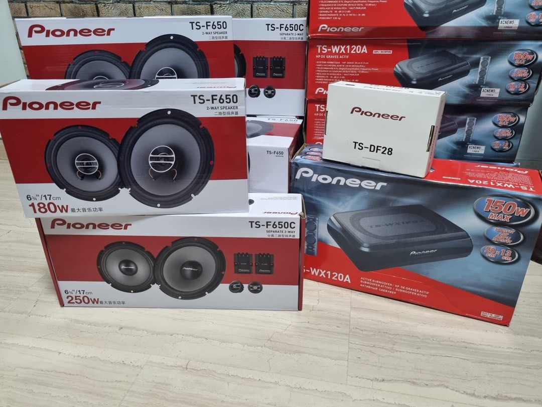 Pioneer Audio System Subwoofer, Component & Coxial Speakers, Full Range ...