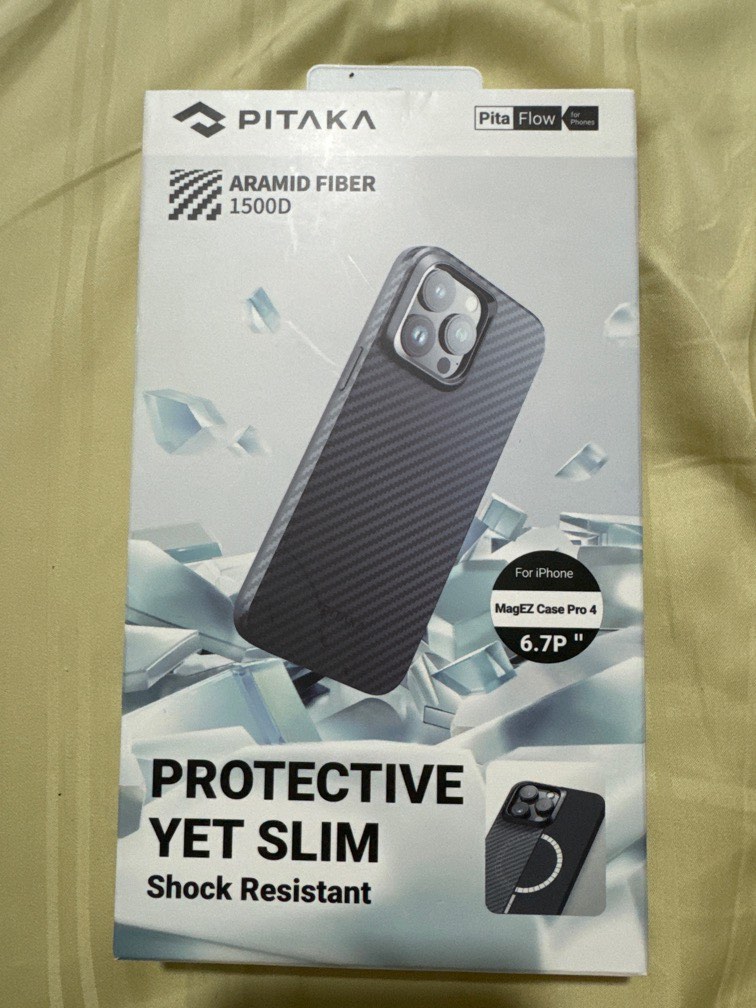 Pitaka Aramid Fiber 1500 D for iPhone 15 Pro Max, Mobile Phones ...