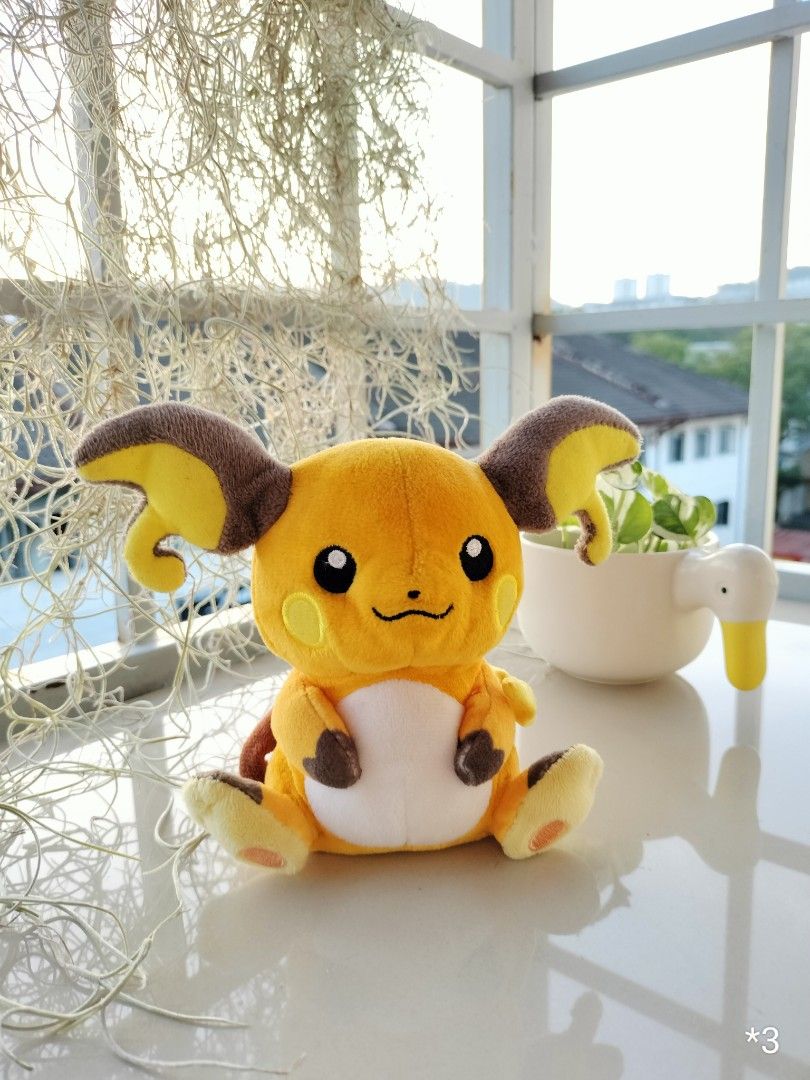 Pokemon Center _Pokemon Fit Raichu plush toy, Hobbies & Toys, Toys ...