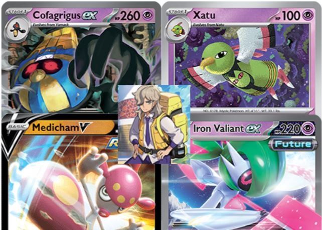 Pokemon TCG Cofagrigus ex Xatu Deck with Medicham V and Iron Valiant ex ...