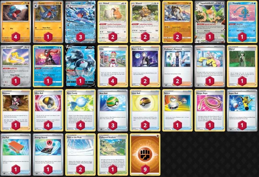 Pokemon TCG Garchomp ex Terrakion Deck, Hobbies & Toys, Toys & Games on Carousell