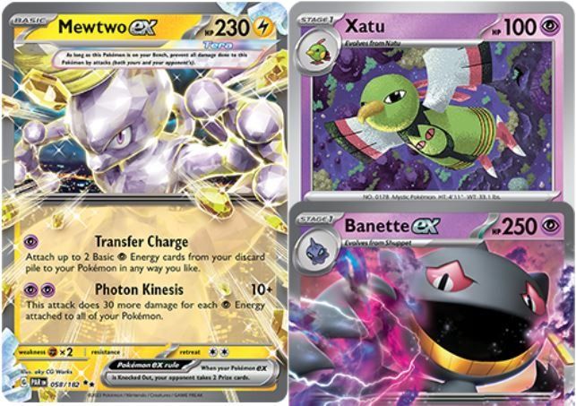 Pokemon TCG Mewtwo ex Xatu Deck with Banette ex, Hobbies & Toys, Toys ...