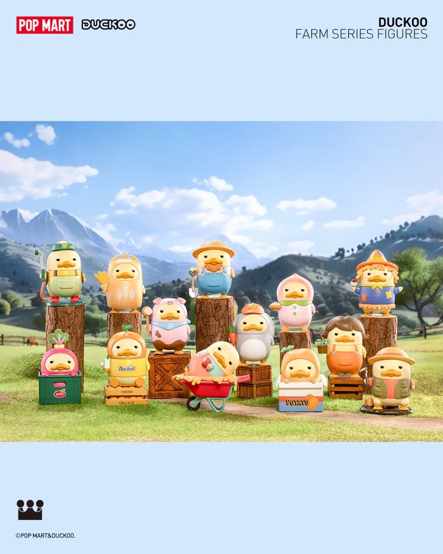 POPMART DUCKOO FARM RABBIT, Hobbies & Toys, Toys & Games on Carousell