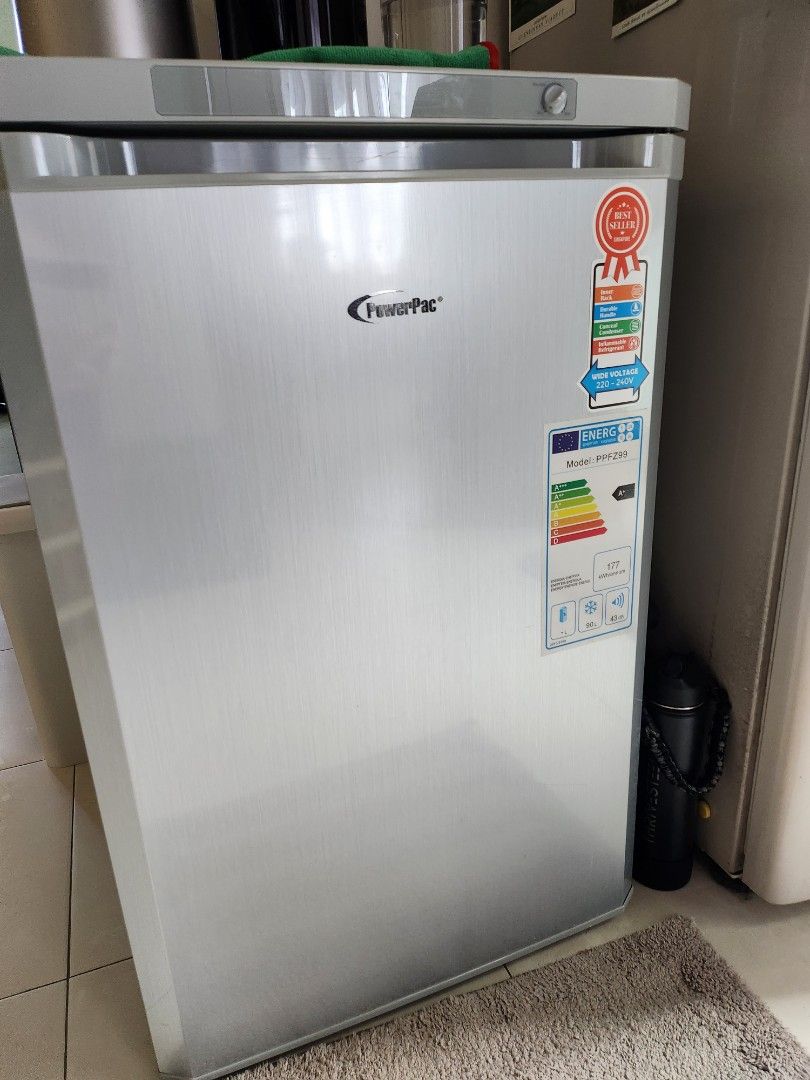 Powerpac 90L Chest Freezer, TV & Home Appliances, Kitchen Appliances ...