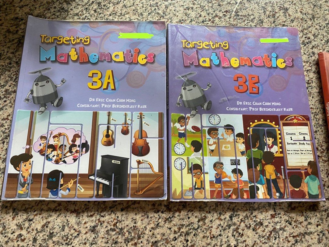 primary 3,4,5,6 math textbook targeting mathematics, Hobbies & Toys ...
