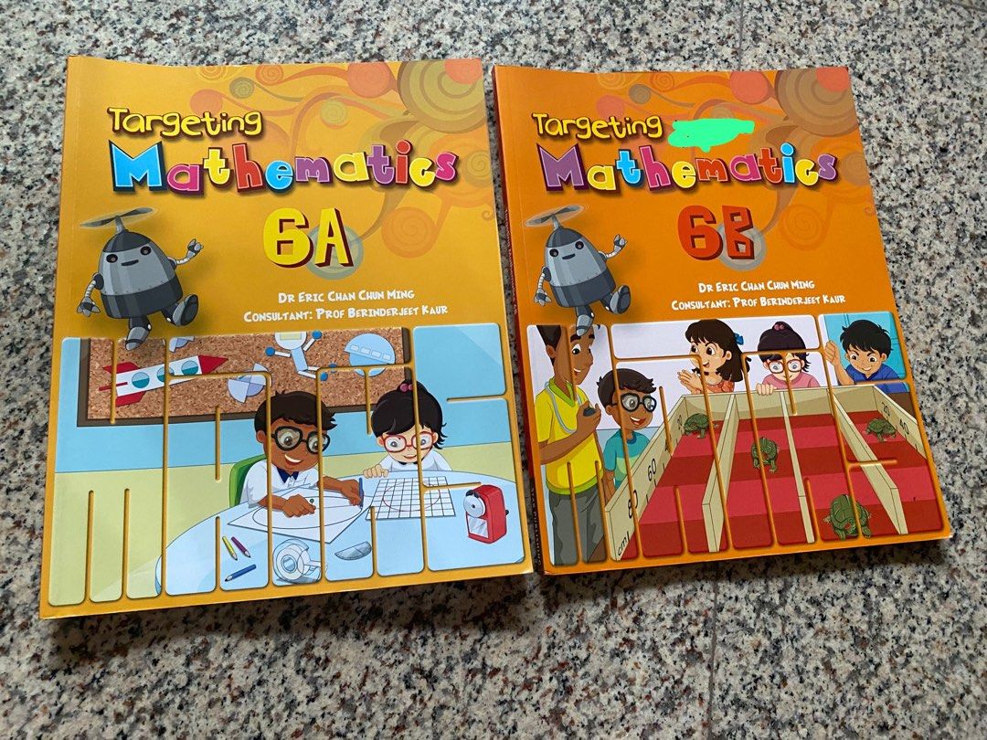 primary 3,4,5,6 math textbook targeting mathematics, Hobbies & Toys ...