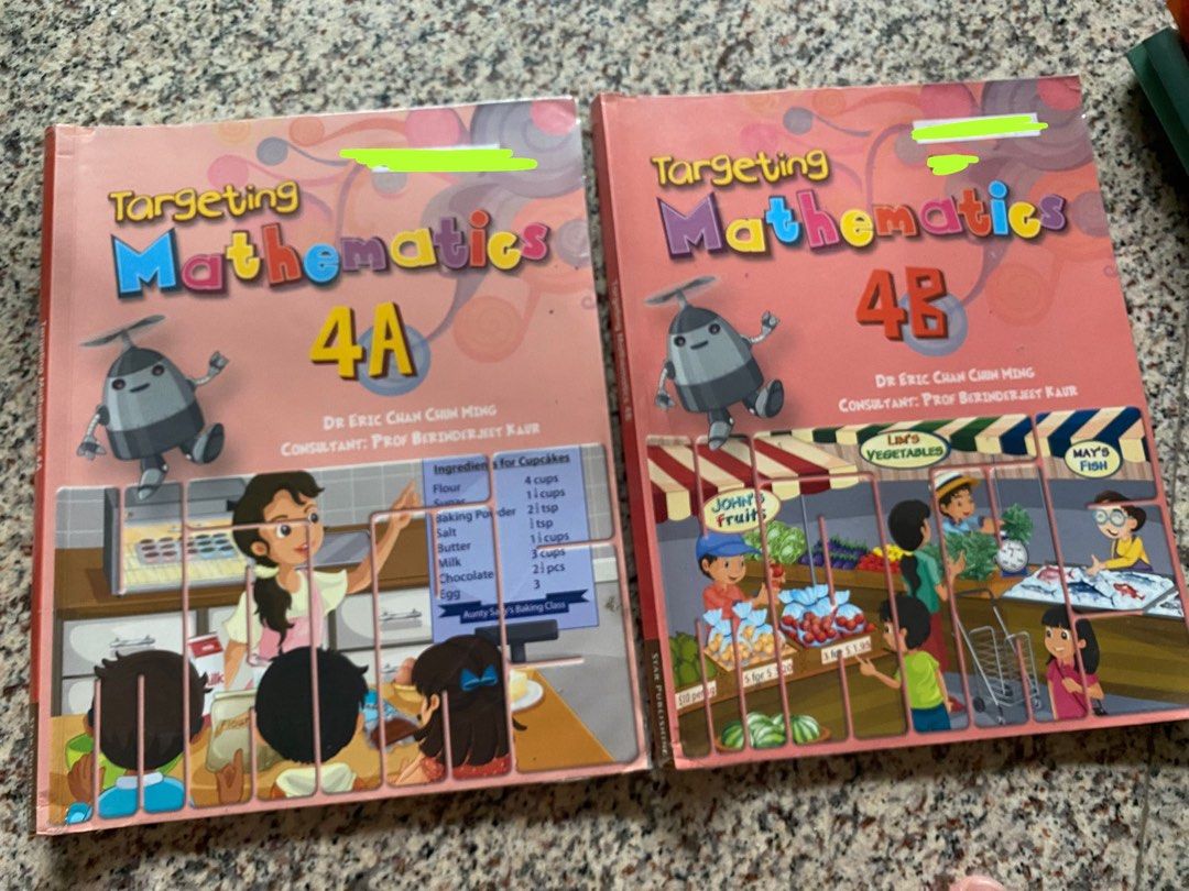 primary 3,4,5,6 math textbook targeting mathematics, Hobbies & Toys ...