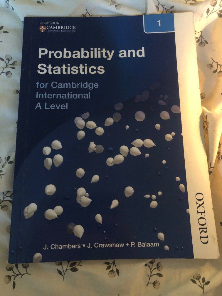 Probability and Statistics Cambridge A Level, Hobbies & Toys, Books ...