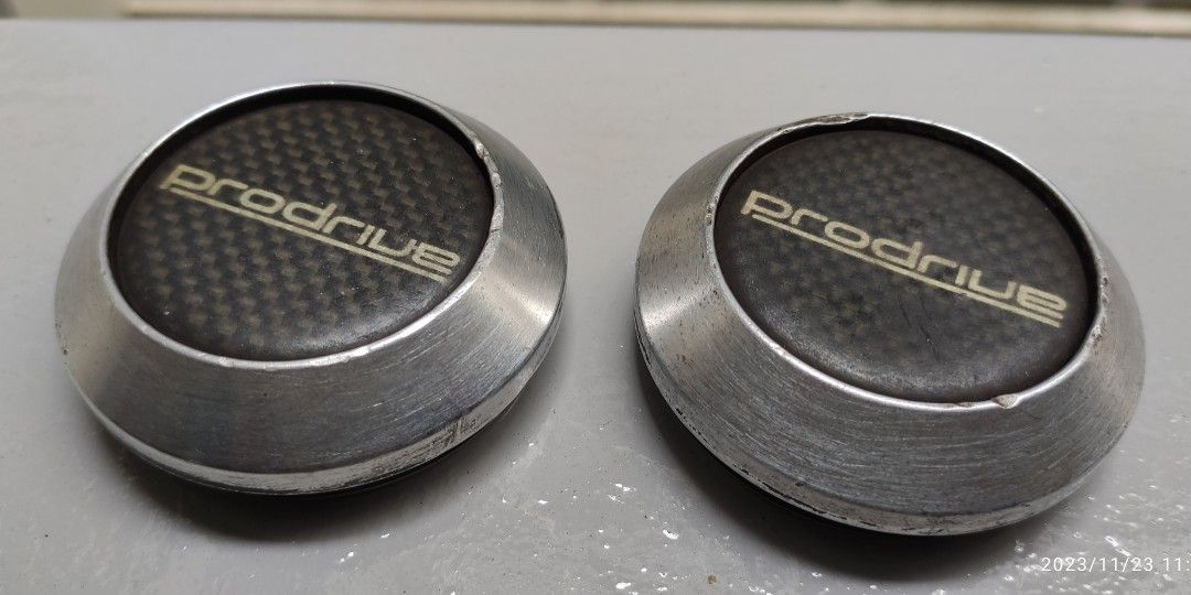 Prodrive wheel centre caps, Car Accessories, Tyres & Rims on Carousell