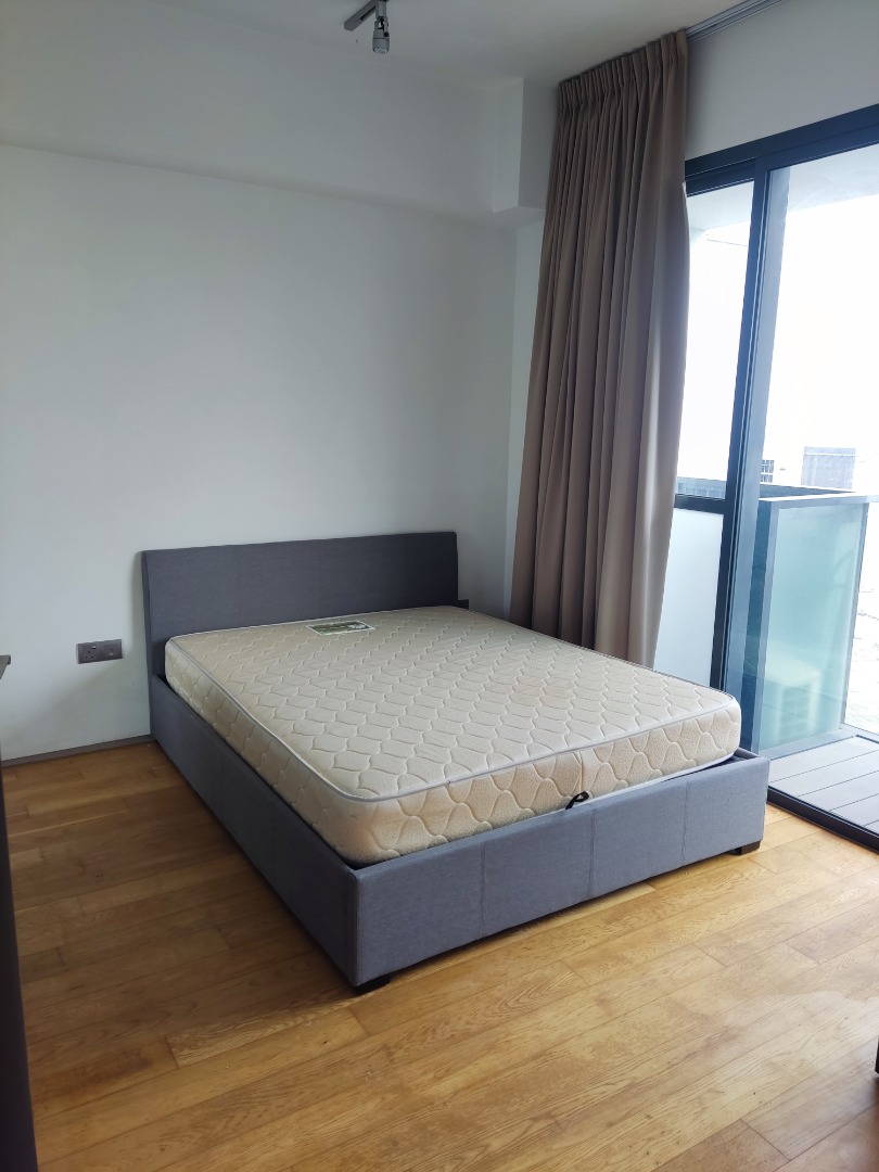 Queen Storage Bed Fame & Spring Mattress, Furniture & Home Living ...