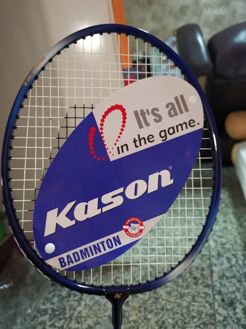 RAKET BADMINTON MEREK KASON NEW DENGAN PENUTUP RESLETING, Olah Raga ...