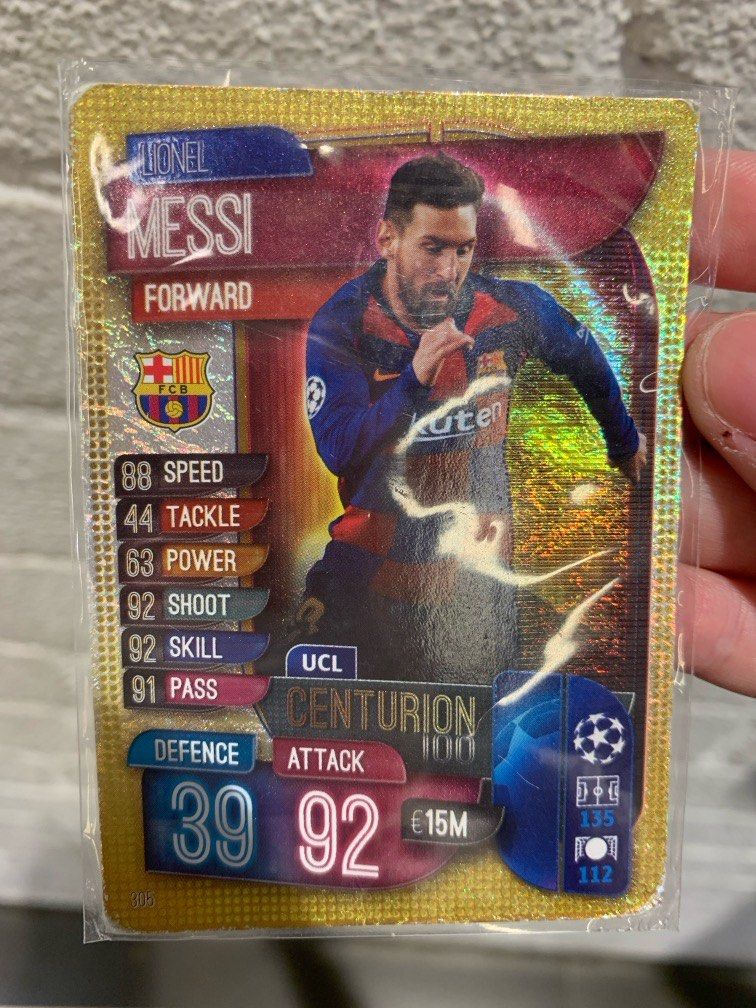 Rare Messi Card, Hobbies & Toys, Toys & Games on Carousell