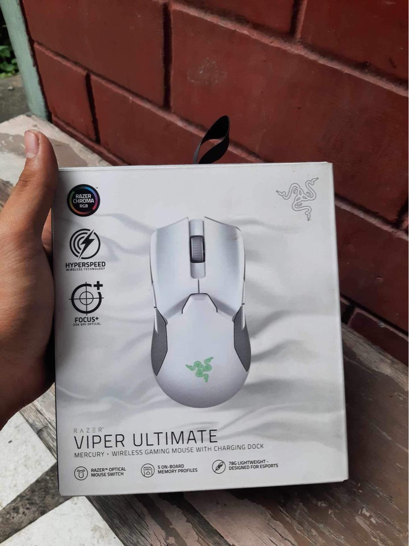 Razer Viper Ultimate Mercury Edition, Computers & Tech, Parts ...