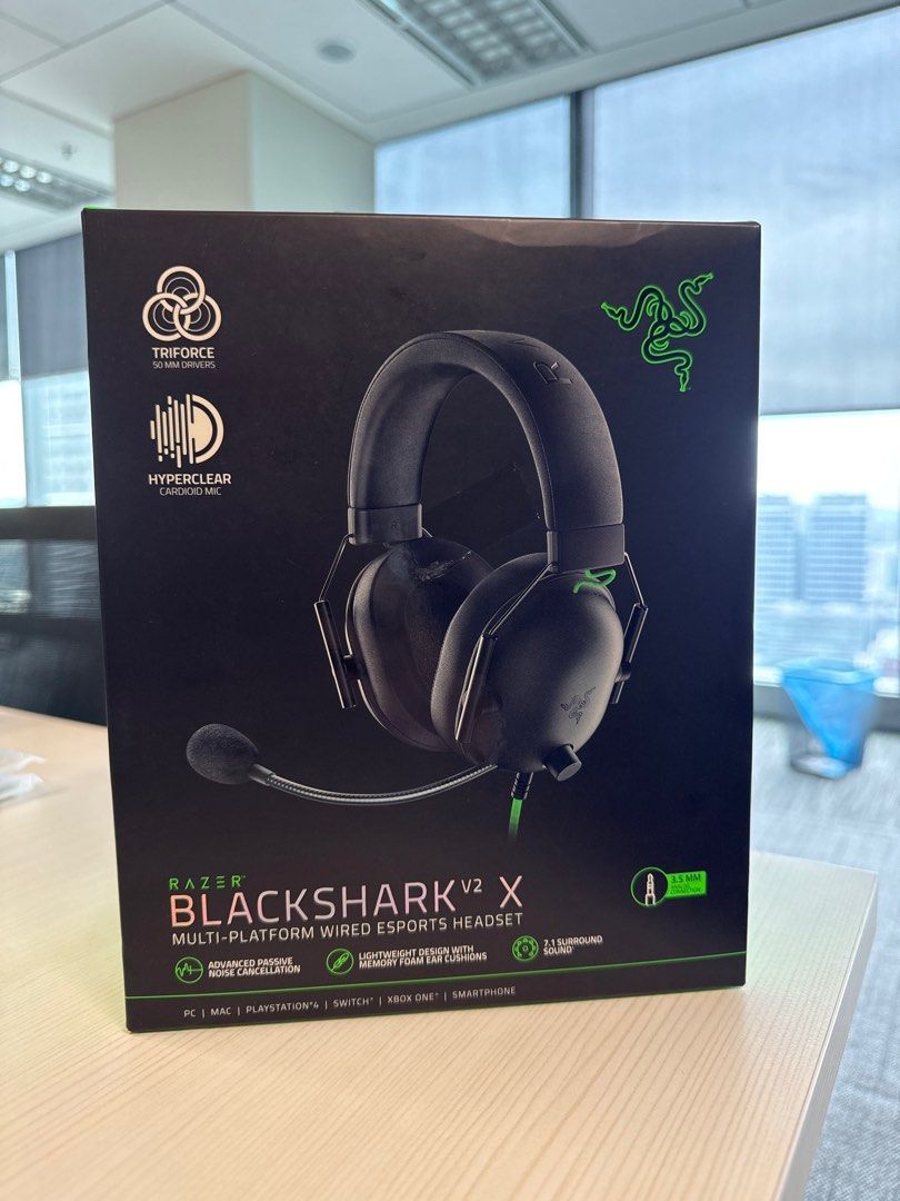 Razor Blackshark V2 X, Audio, Headphones & Headsets on Carousell