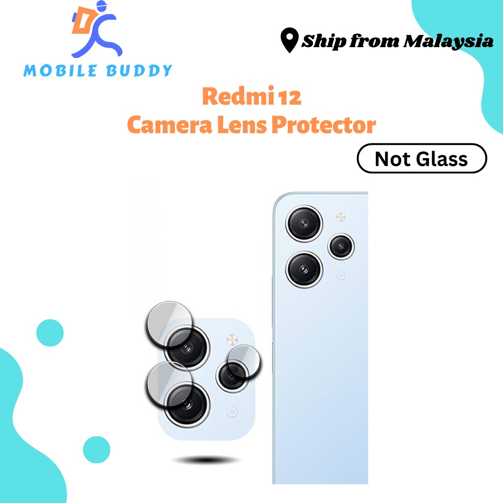 Redmi 12 Camera Lens Camera Protector Film (Not Glass), Mobile Phones ...