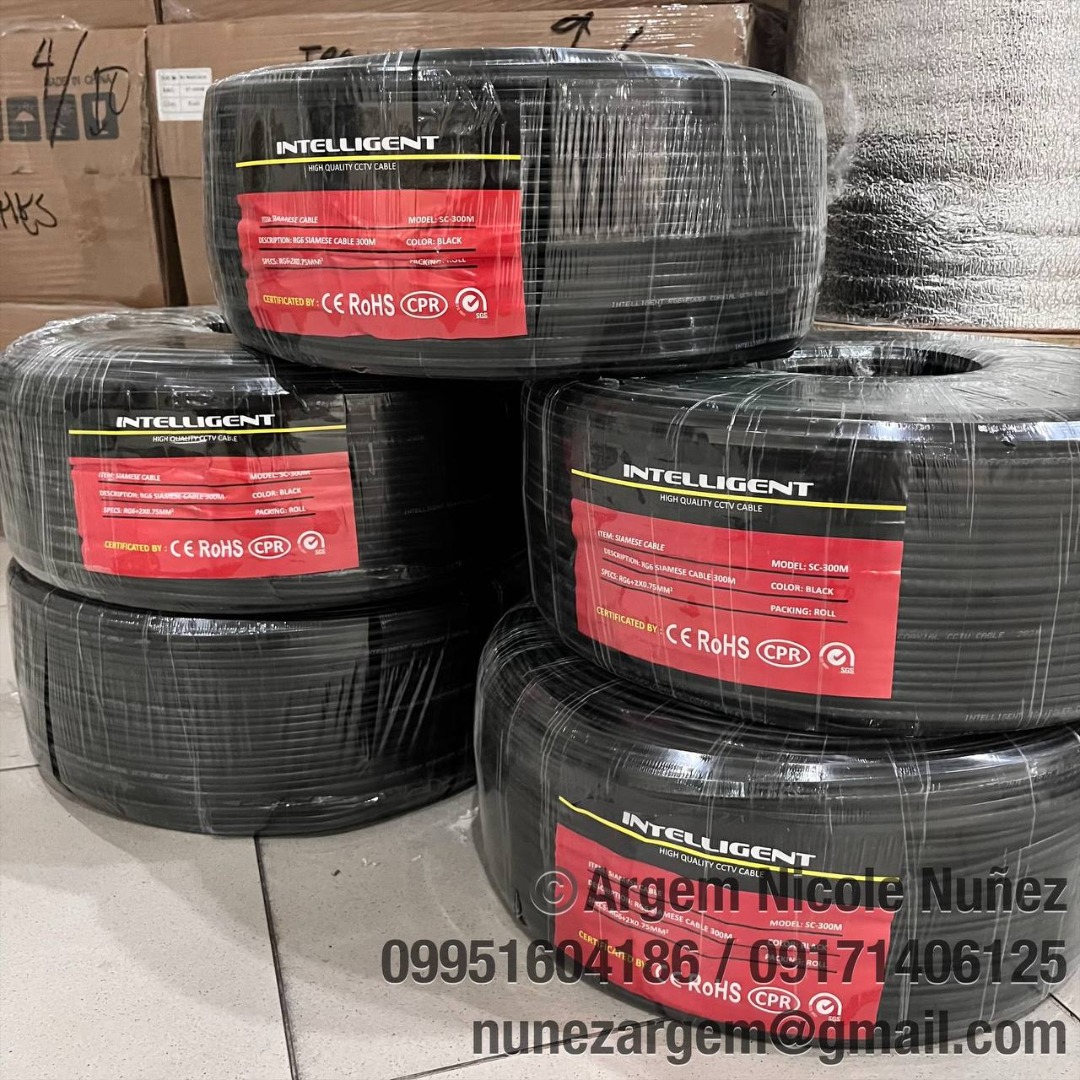 RG6 Siamese Cable with Power, Computers & Tech, Parts & Accessories ...