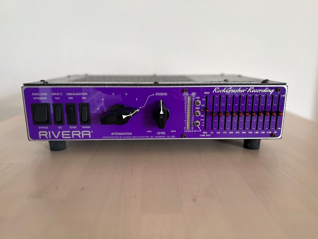 Rivera RockCrusher Recording Power Attenuator / Reactive Load Box ...